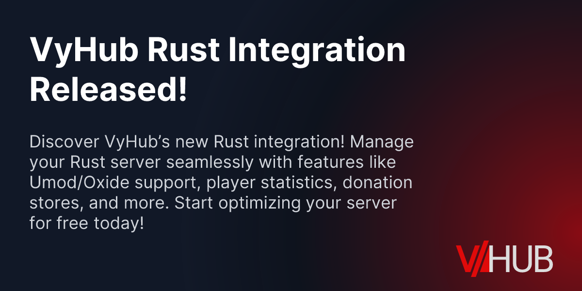 VyHub Rust Integration Released! - VyHub